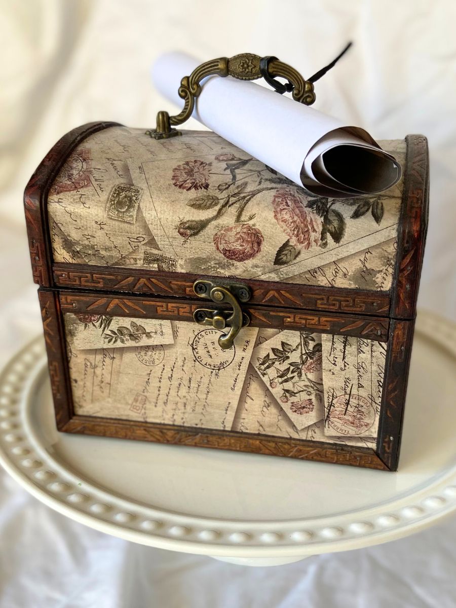 Christmas Gift Treasure Chest | Here Come The Sunflowers