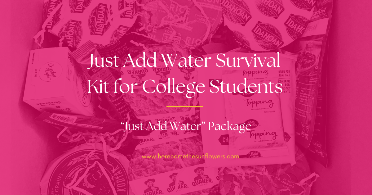 Just Add Water Care Package | Here Come The Sunflowers